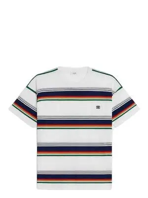 Celine Triomphe Loose Cotton Jersey T-shirt - Off White
