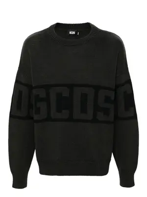 GCDS GCDS Logo Band Crew-Neck Sweater