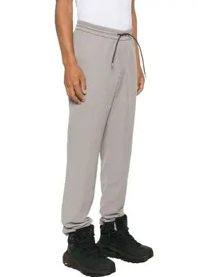 SEASE Sease Grey Cotton-Linen Blend Trousers