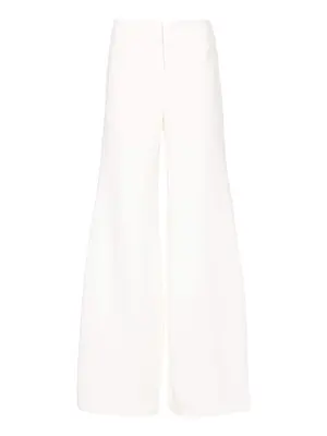 GENNY Wide-leg Trousers - Neutrals