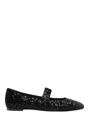 Roberto Festa Sequin-embellished Ballerinas - Black