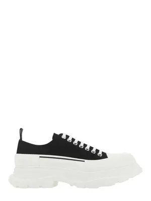 Alexander McQueen Tread Slick Low-top Sneakers - Black