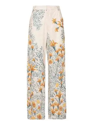 Agua Bendita Florecer Capullo Trousers - Neutrals