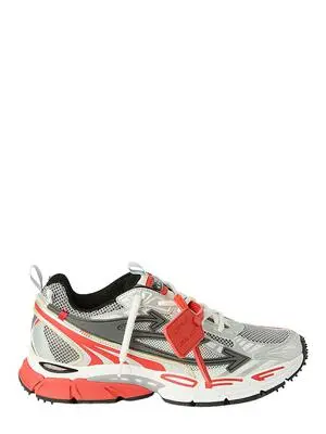 Off-White Off-White "Be Right Back" Sneakers Gray/red