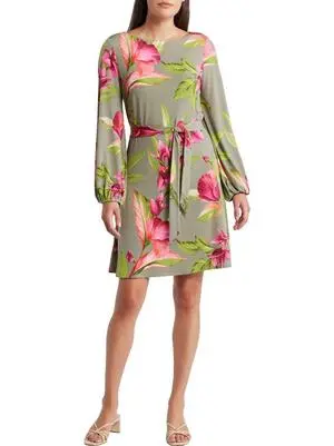 Tommy Bahama Lavish Blooms Mini Dress - Tea Leaf