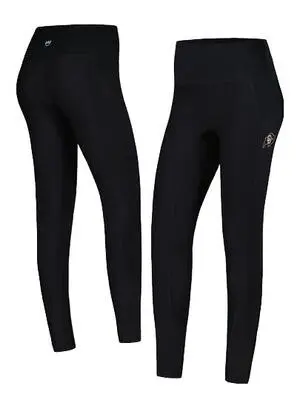 KADYLUXE Colorado Buffaloes 7/8 Mixed Media Pocket Ileggings - Black