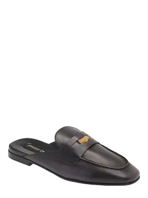 Miu Miu Penny Loafer Mule Nero
