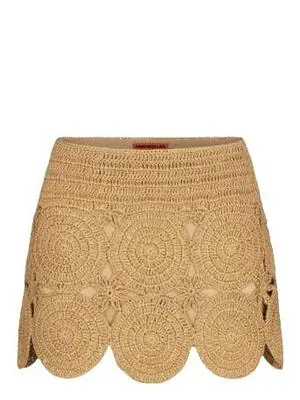 SIMONMILLER Beep Beep Mini Skirt - Natural