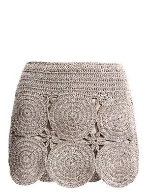 SIMONMILLER SIMONMILLER Crochet Beep Beep Mini Skirt