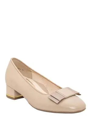 ARA Garnet Leather Pumps - Sand