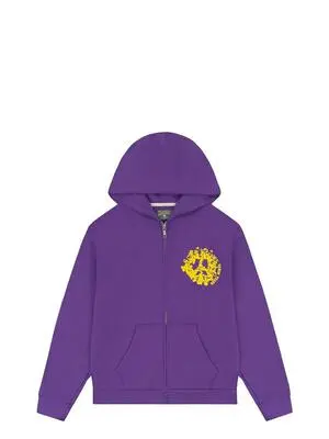 DENIM TEARS Denim University Zip Hoodie - Purple
