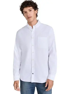 Taylor Stitch Jack Oxford Shirt - White Everyday Oxford