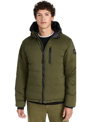 Canada Goose Lodge Hooded Jacket - Military Green - Vert Militair