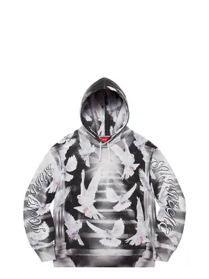 Supreme Doves Hooded Sweatshirt - Black