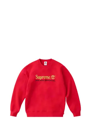 Supreme X Timberland Crewneck - Red