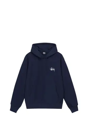 StÜssy Basic Hoodie 'navy - Blue