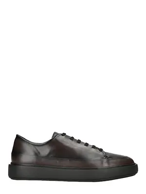 Officine Creative Release Lace-up Leather Low-top Trainers - Brown