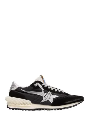 Golden Goose Marathon Nylon And Suede Sneakers - Black