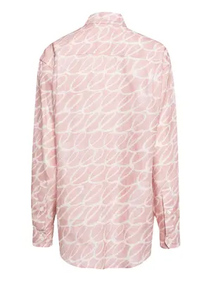 Marni Landscapes-print Poplin Shirt - Pink