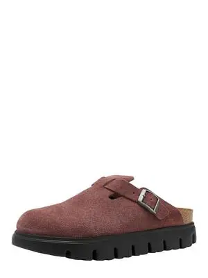 BIRKENSTOCK Birkenstock Boston Chunky Suede Clogs Pepper
