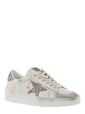 GOLDEN GOOSE Stardan Low Top Sneakers - White/pink