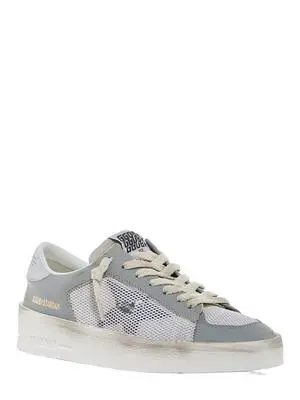 GOLDEN GOOSE Stardan Low Top Sneakers - White/grey