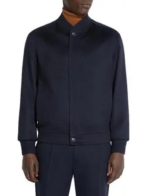 ZEGNA ZEGNA Oasi Cashmere Elements Water Repellent Bomber Jacket