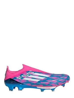 Adidas F50 Plus Elite Laceless Fg Players Pack - Solar Blue/cloud White/solar Pink