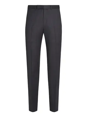 Zegna Zegna Centoventimila Wool Tailoring Pants Dark Grey
