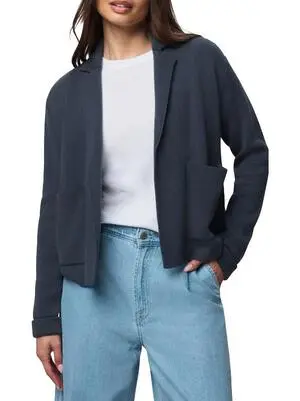 Splendid Estelle Sweater Jacket Ice Navy