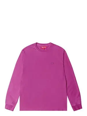 Supreme Small Box Long-sleeve Tee 'bright - Purple