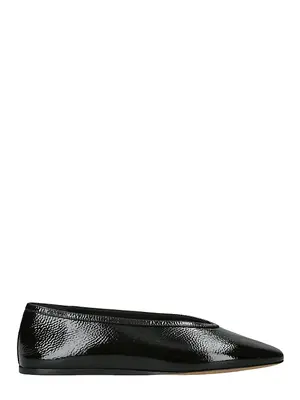 Le Monde Beryl Luna Pointed-toe Leather Pumps - Black