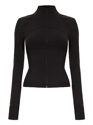 Lululemon Define Nulu Cropped Stretch-woven Jacket - Black