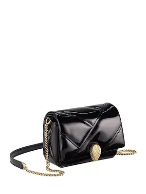 BVLGARI Serpenti Cabochon Micro Cross-body Bag - Black