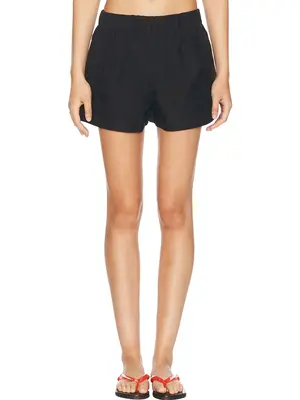 Wardrobe.NYC Beach Short Black