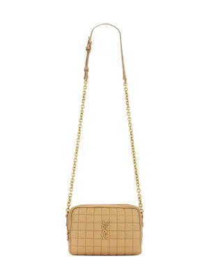 Saint Laurent Mini Camera Bag - Natural Tan