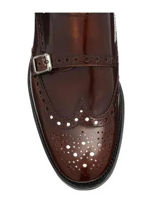 CHURCH & APOS;S Church's Lana Leather Double Monk Oxford Loafers - Tabacco
