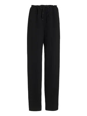 THE ROW Bonnette Straight-leg Pants - Black