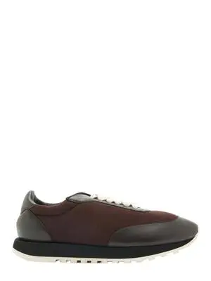 THE ROW Owen Leather-trimmed Sneakers - Multi