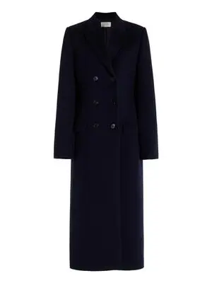 THE ROW Cashmere Overcoat - Navy
