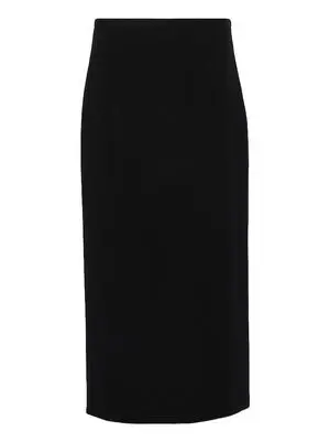 THE ROW Matias Wool-blend Midi Skirt - Black