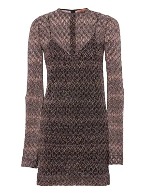 Missoni Lamé Minidress - Multicoloured