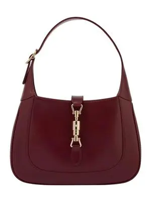 Gucci Jackie 1961 Small Leather Shoulder Bag - Burgundy