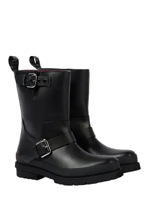 Stella McCartney Trace Faux Leather Biker Boots - Black