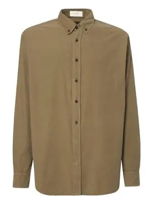 THE ROW Ruskin Cotton Shirt - Green