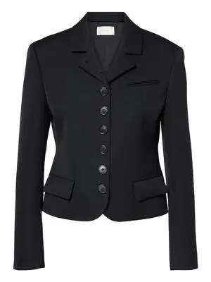 THE ROW Fletcher Wool Jacket - Black