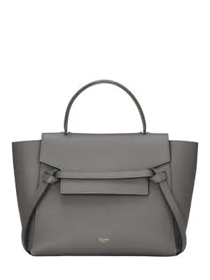 Celine Grained Calfskin Belt Bag - Grey