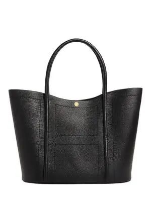 HARRODS Large Leather Tote Bag