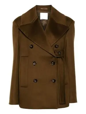 SPORTMAX Sportmax Orchis Felted Virgin Wool Coat