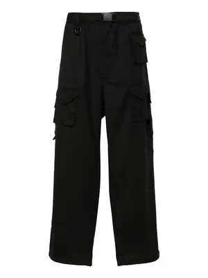 Y3 Wide-leg Trousers - Black